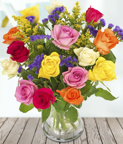 Multi Color Rose Bouquet